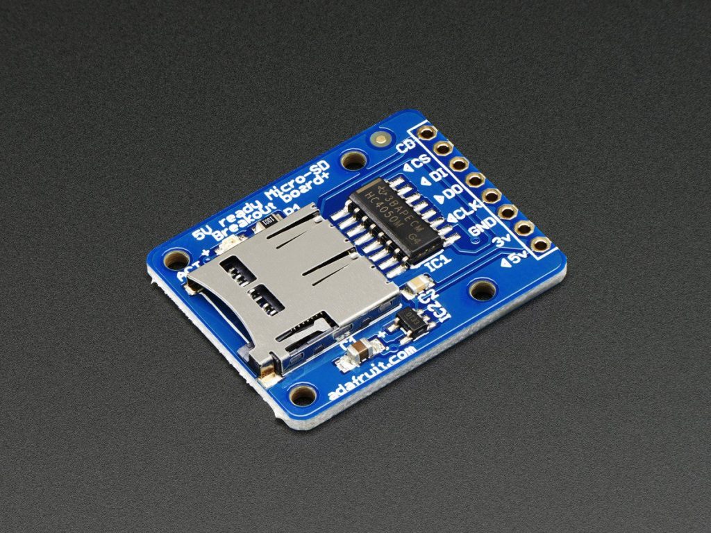Adafruit Microsd Breakout Exploring Arduino 